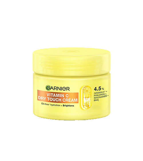 Garnier Vitamin C Dry Touch Cream 4.5% + Hyaluron & Niacinamide