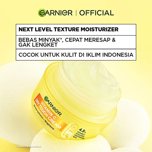 Garnier Vitamin C Dry Touch Cream 4.5% + Hyaluron & Niacinamide