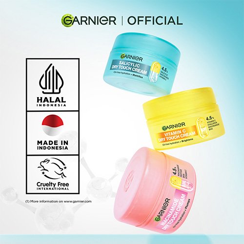Garnier Dry Touch Cream 4.5% Salicylic Acid, Vit C & Niacinamide