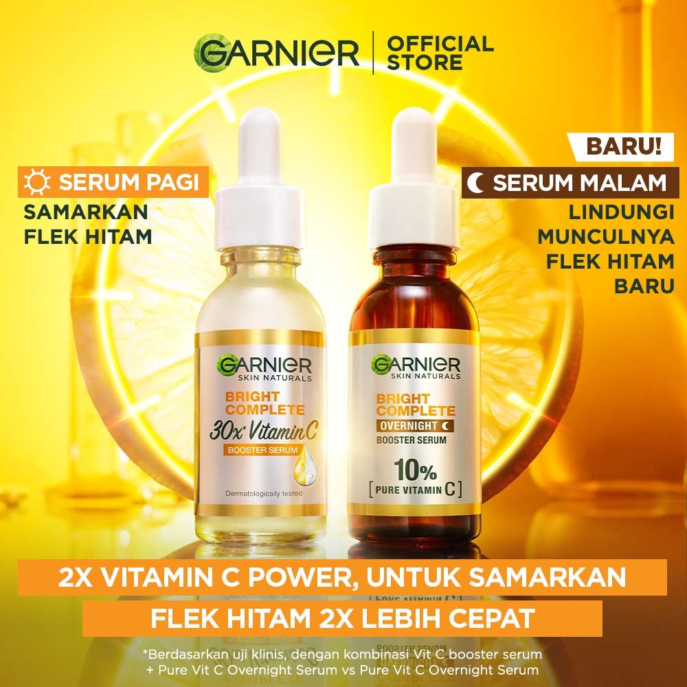 Produk Bright Complete Overnight Serum | Garnier Indonesia