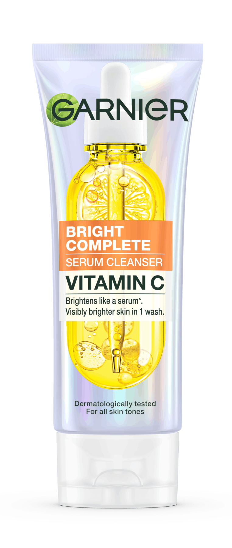 Garnier Bright Complete Vitamin C Serum Cleanser untuk Kulit Cerah