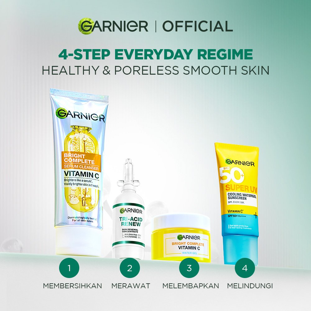 Garnier Tri Acid Renew Peeling Serum | Serum Eksfoliasi
