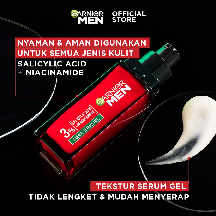 Garnier Men Acno Fight Super Serum Gel untuk Lawan Jerawat