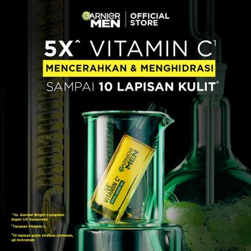 TurboBright Brightening Vitamin C Super Serum Gel | Serum Wajah Pria