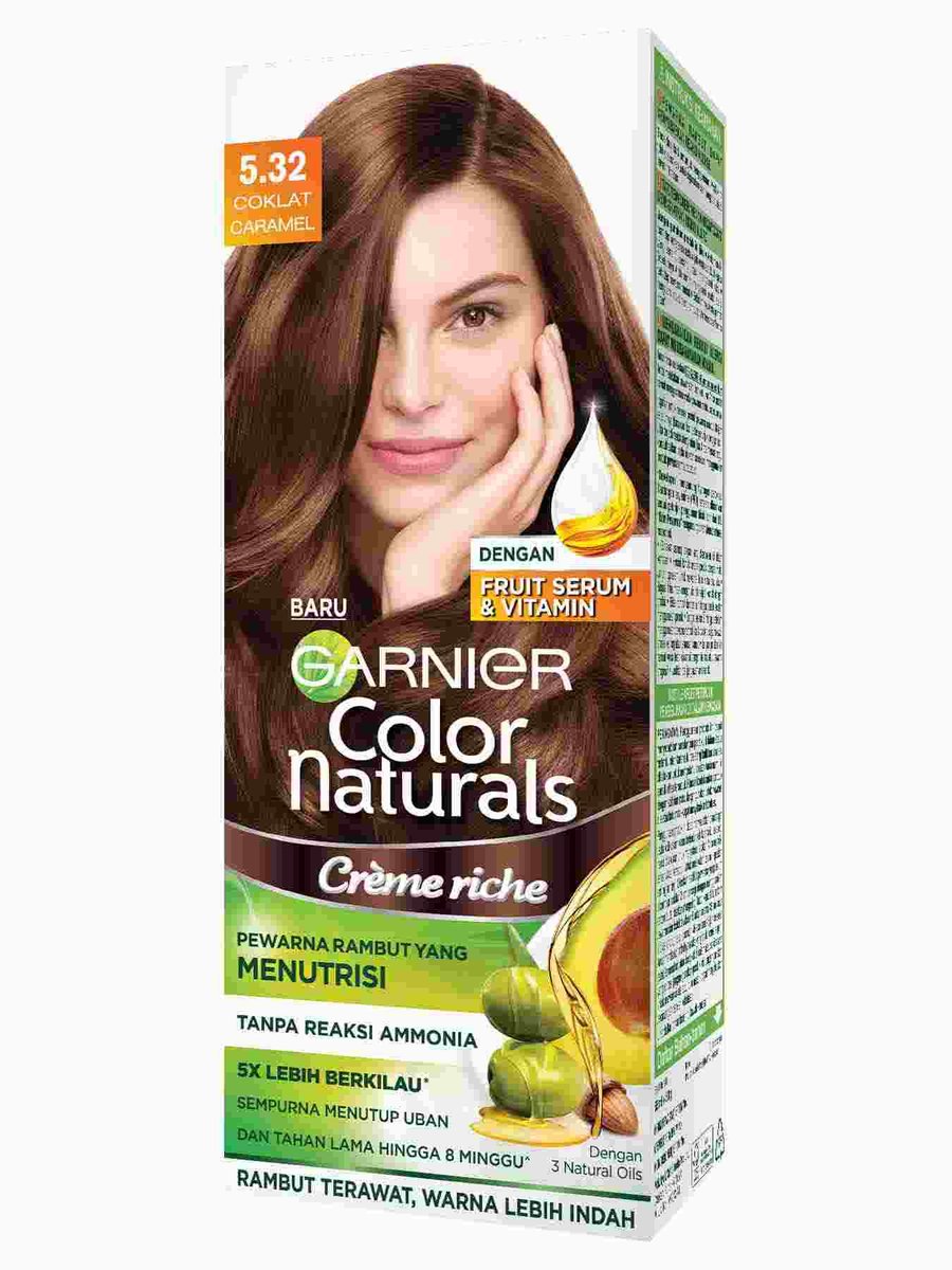 Crème Riche 5.32 Coklat Caramel - Color Naturals | Garnier