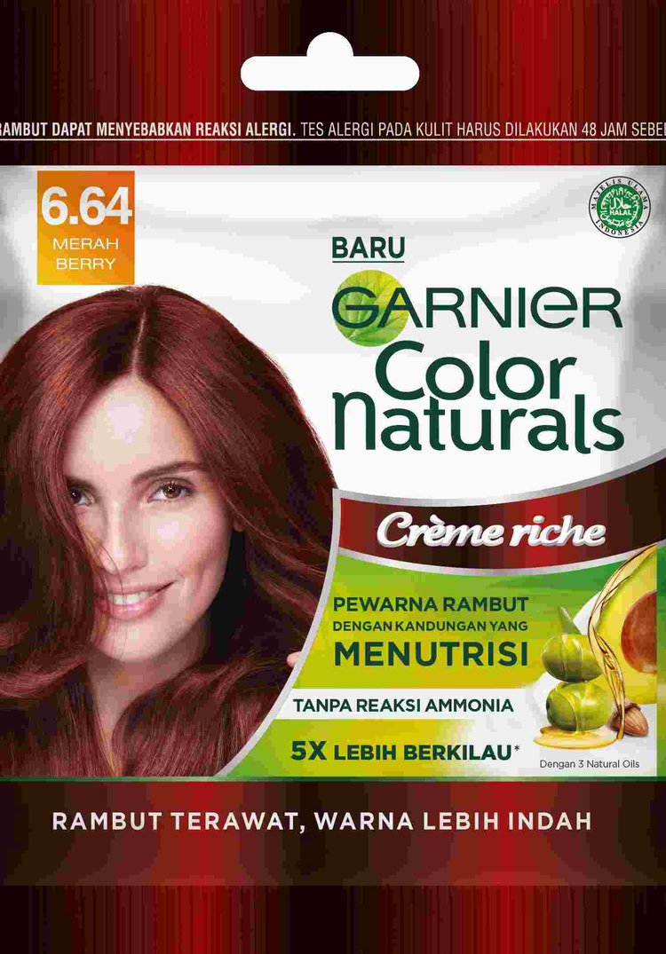 Creme Riche 6.64 Merah Berry - Color Naturals | Garnier