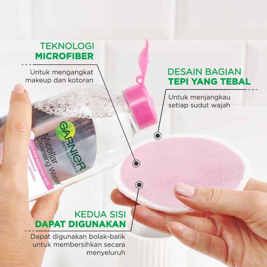 Garnier Eco Pads Pembersih Wajah yang Bisa Digunakan Berulang Kali