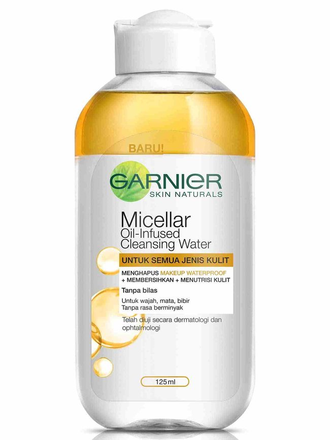Garnier Micellar Oil Infused Water 50ml - Pembersih Makeup